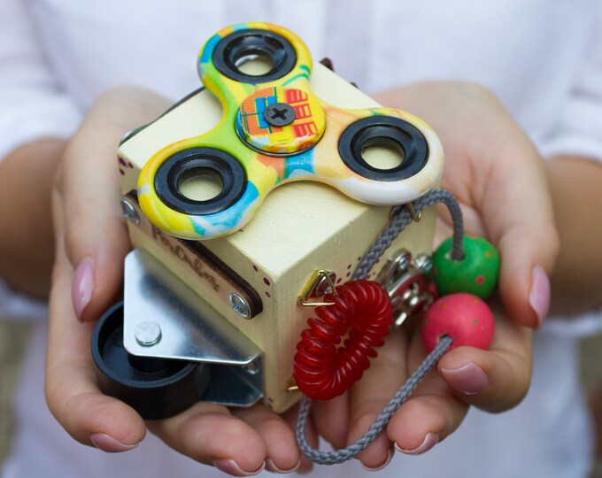 Mini Travel Boy Toy Fidget Cube Board Busy Board Percubes - Etsy