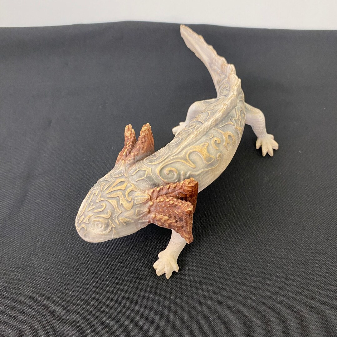 Axolotl Figure Axolotl Figurine Axolotl Gift Axolotl Art Mystical ...
