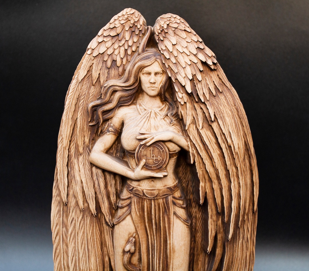 Lilith Statue XL Figurine Centerpiece Judaic Mythology Demonology 15.7 ...