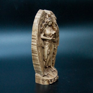 Lilith Demoness Figurine Jewish Demonology Statue Wooden Sculpture ...