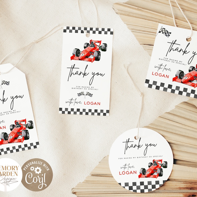 Red Race Car Decorations - Etsy