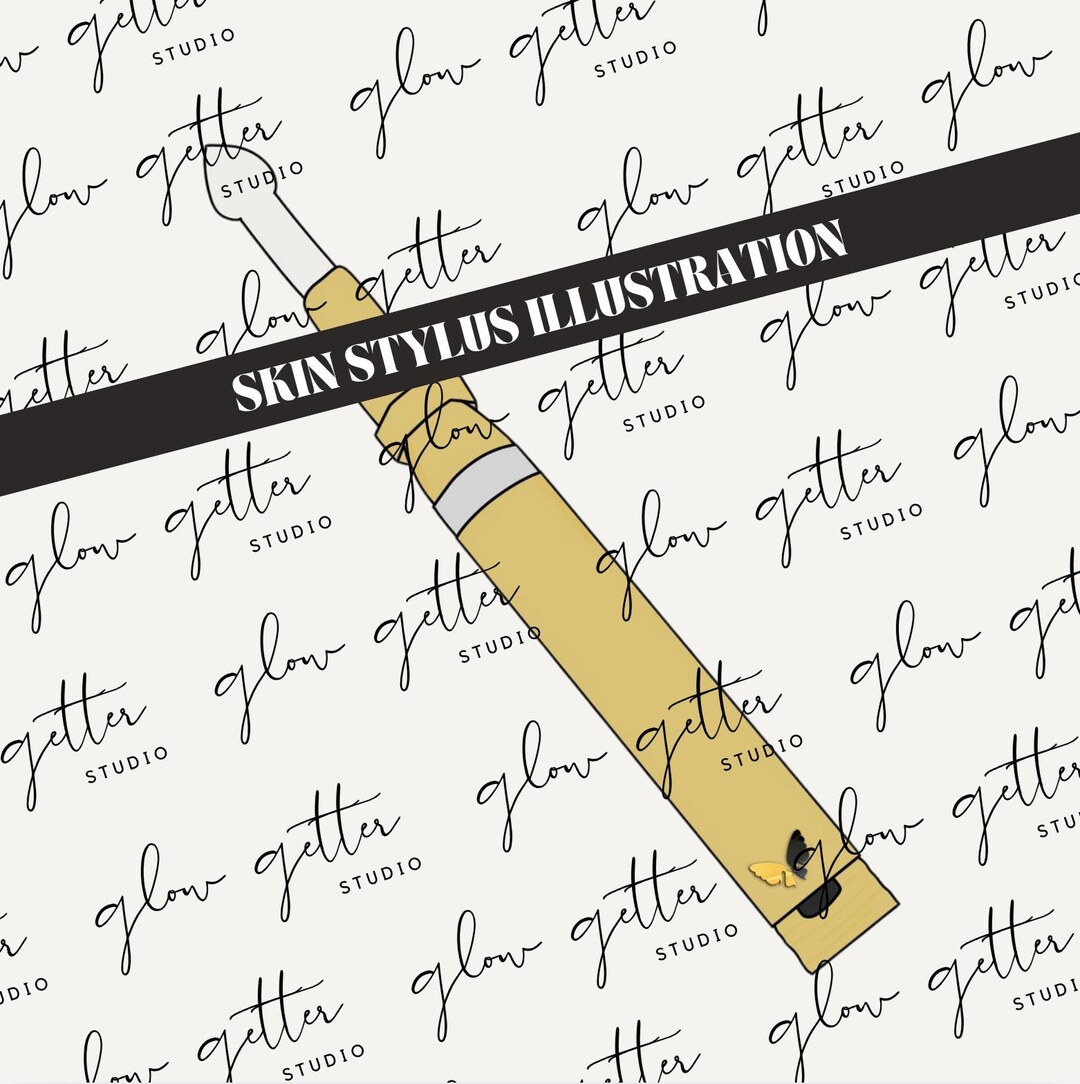 Skin Stylus Pen Illustration - Etsy