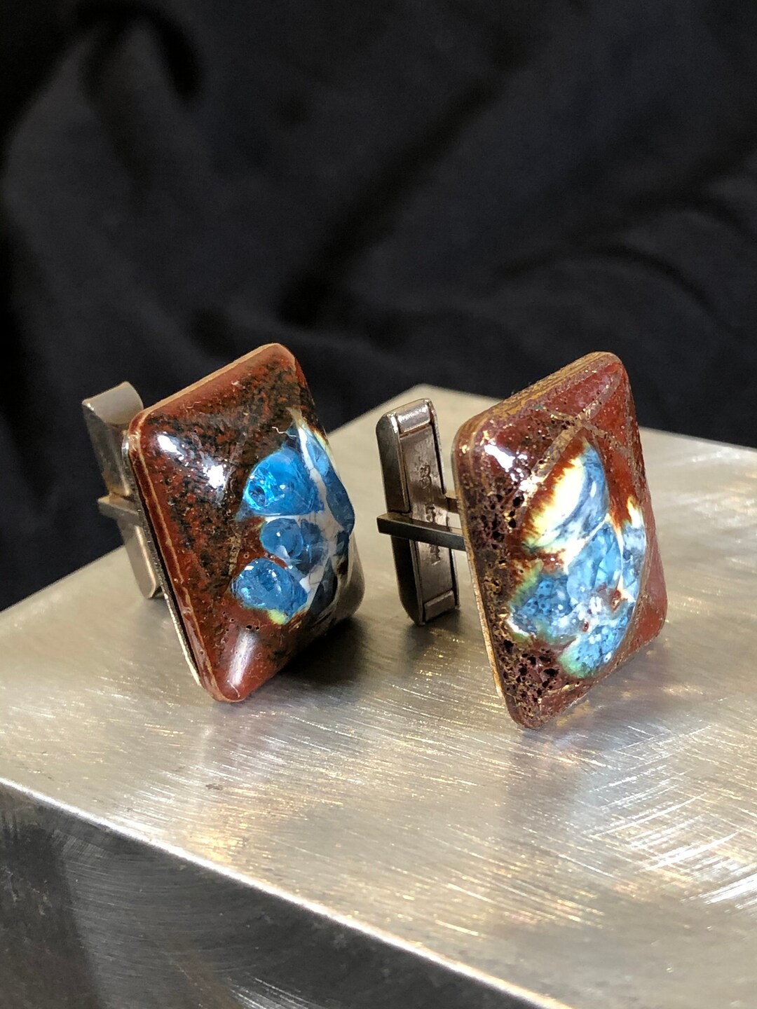 Vintage Victoria Flemming Cuff Links - Etsy