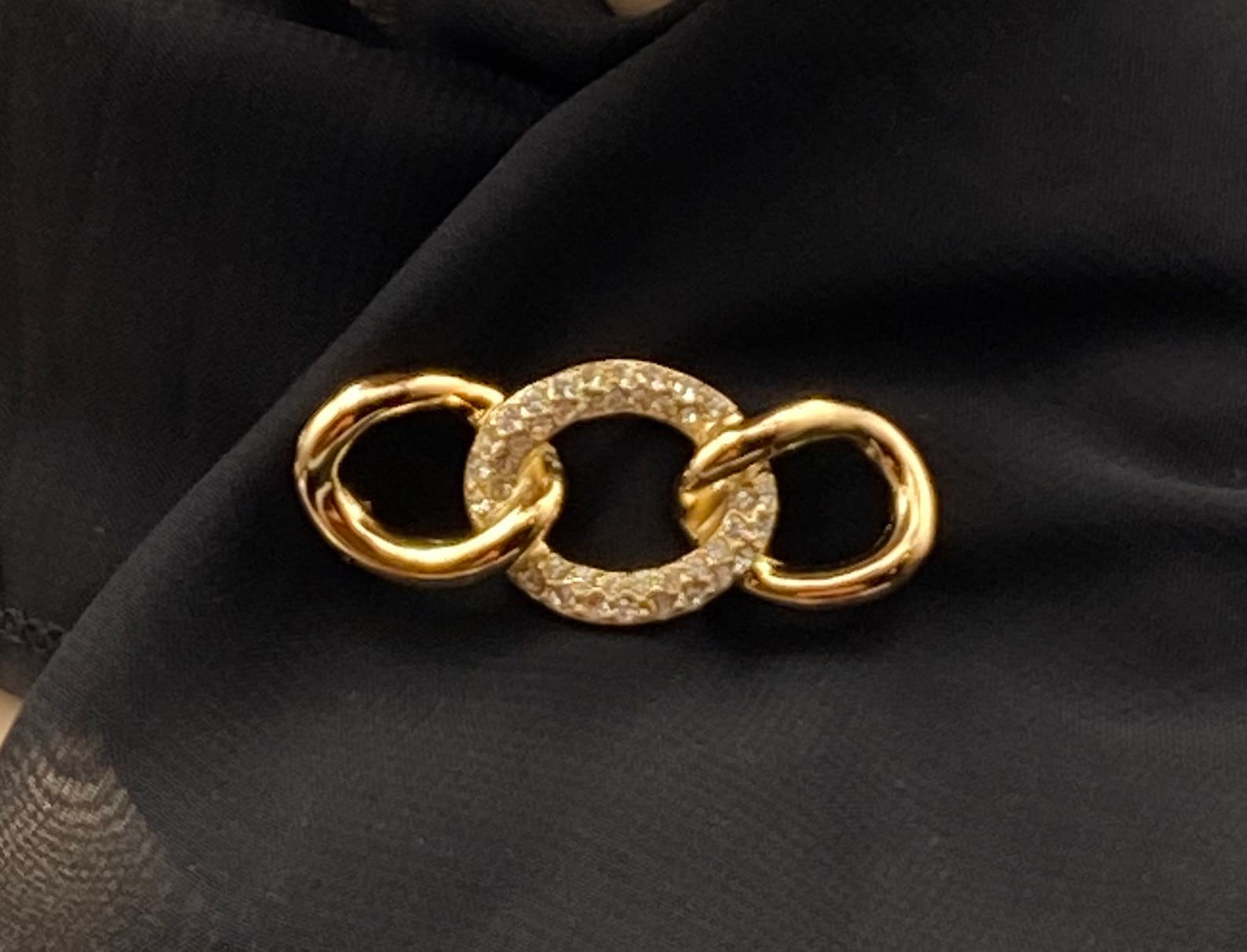 Christian Dior Triple Loop Pin Brooch | Etsy