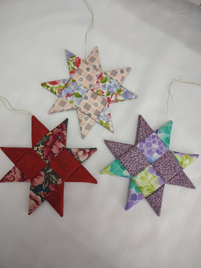 Christmas Star Ornaments - Etsy