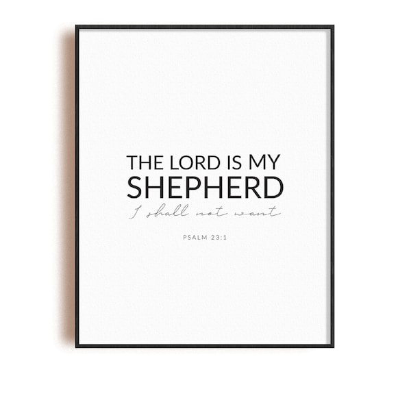 Lord is My Shepherd - Etsy