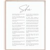 Isaiah 64:8 Christian Line Art Print, Modern Christian Wall Art, Bible ...