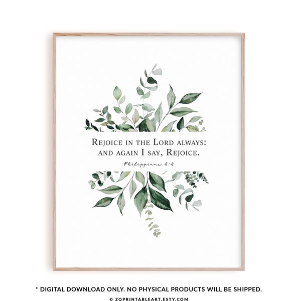 Always Rejoice Printable - Etsy