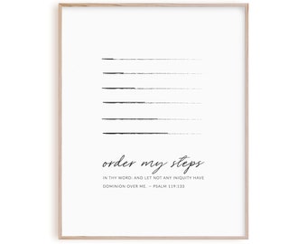 Order My Steps | Etsy