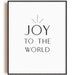 Modern Christmas Printable Joy to the World Modern Christian Wall Art ...