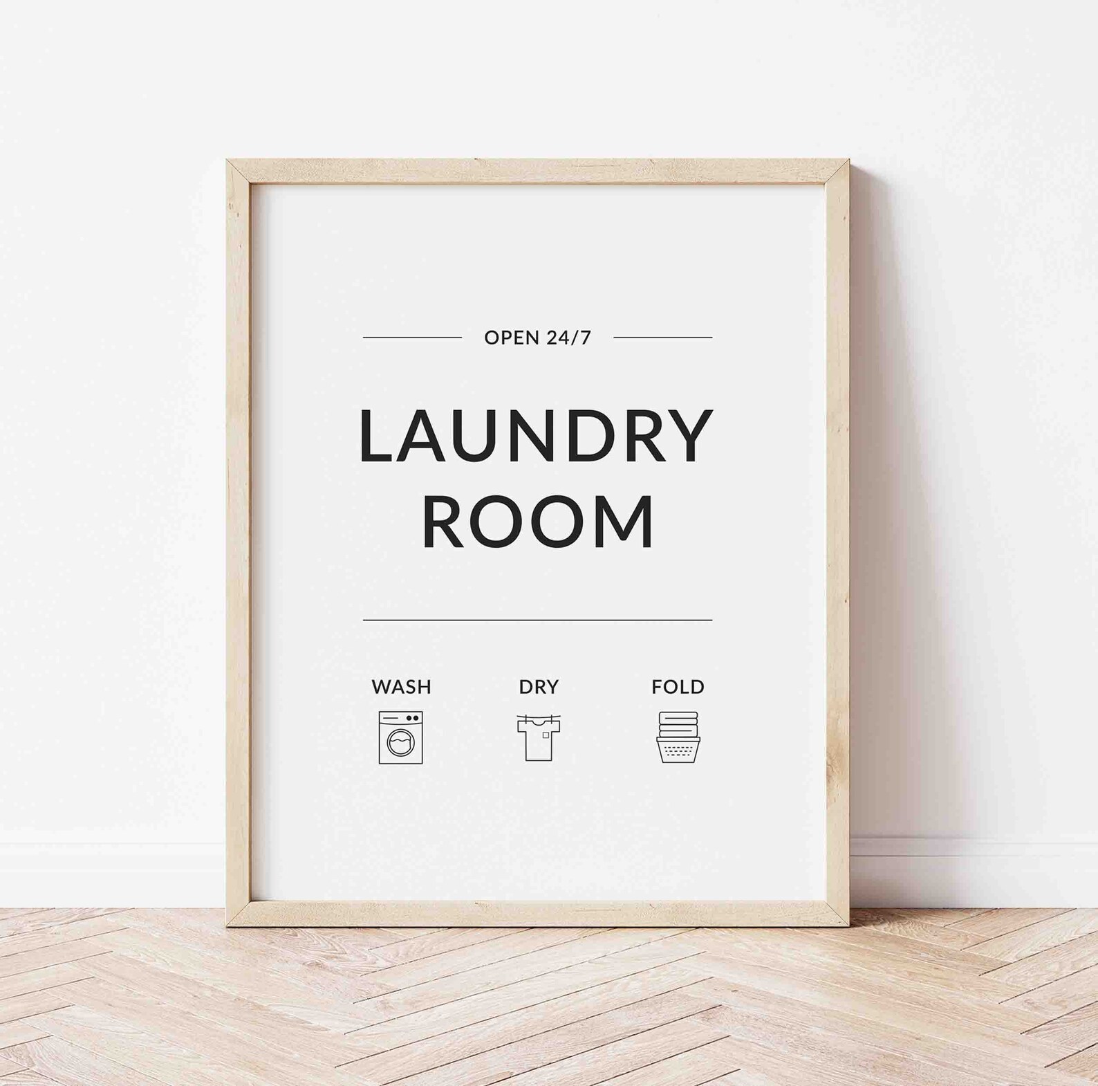 Laundry Room Sign Printable Wall Art Laundry Wall Decor - Etsy