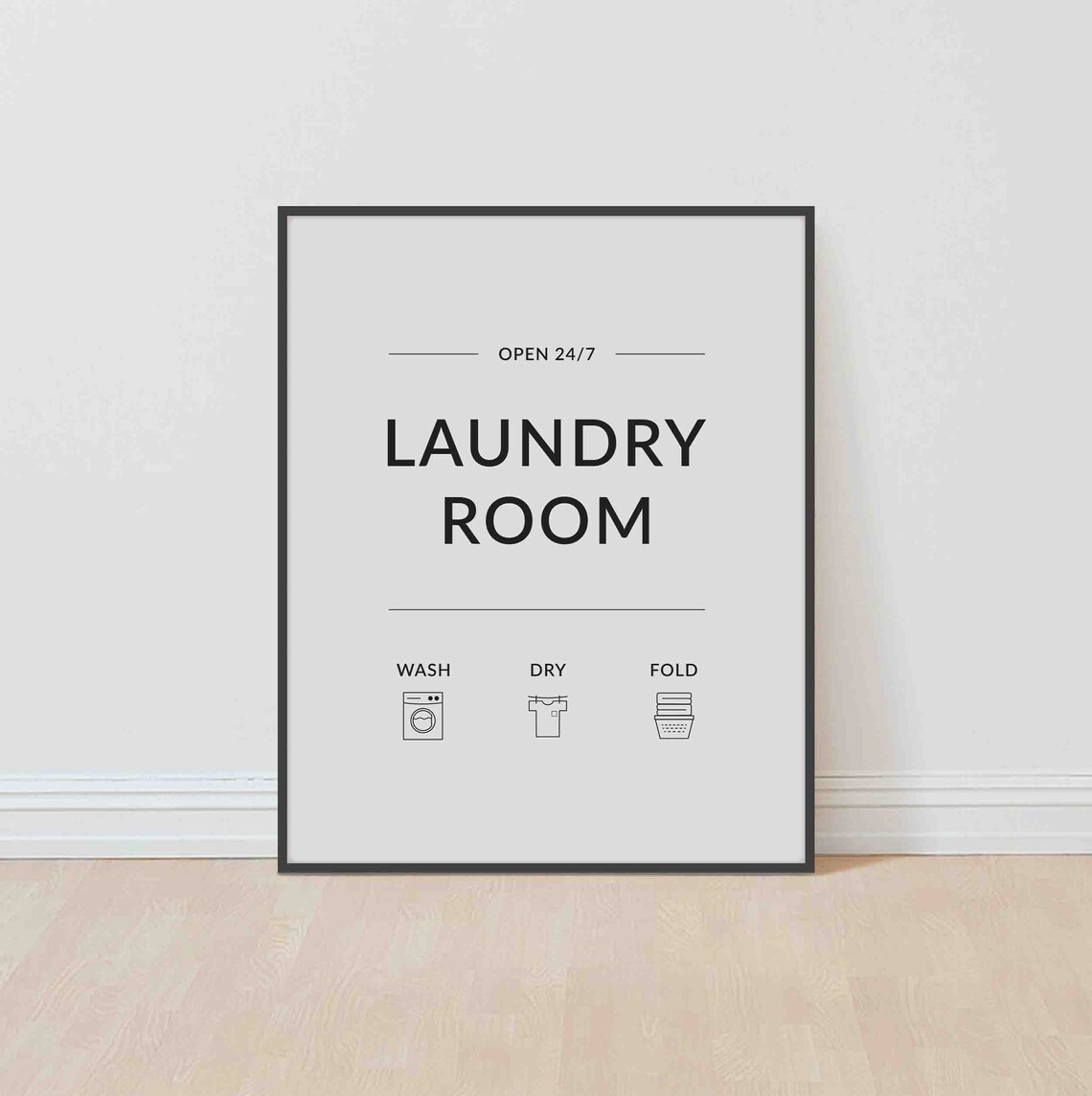 Laundry Room Sign Printable Wall Art Laundry Wall Decor - Etsy