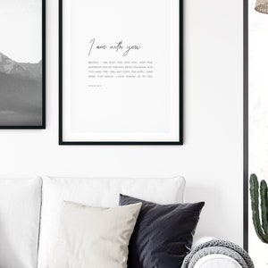 Genesis 28:15 I Am With You | Bible Verse Printable, Bible Quote Print ...
