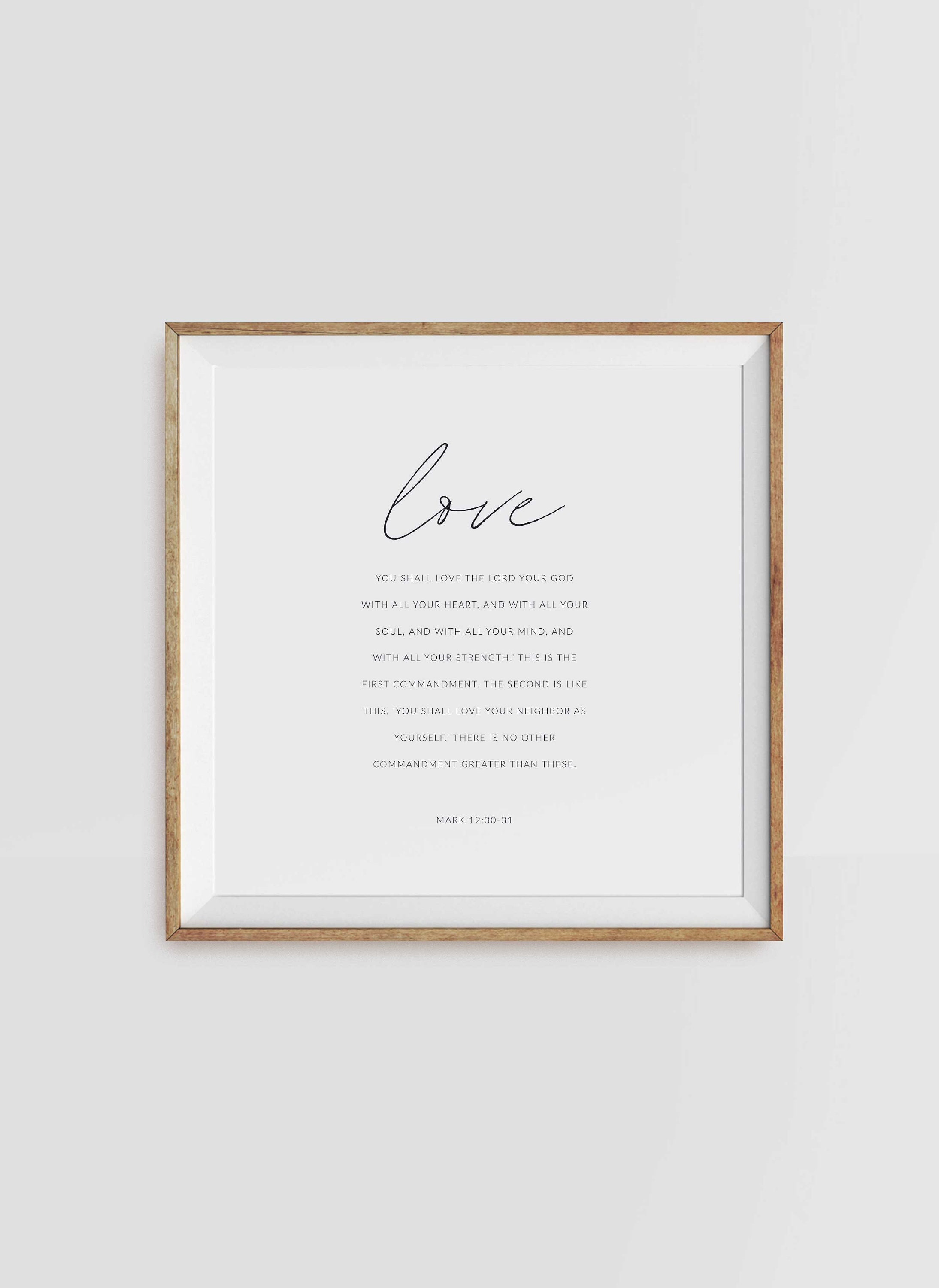 Christian Scripture Wall Art Bible Verse Printable Artwork - Etsy