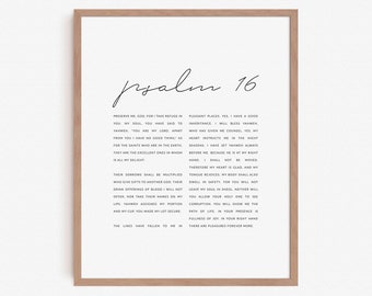 Psalm 117 Christian Wall Art Scripture Poster Bible Verse, Praise the ...