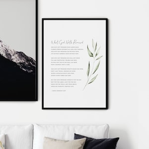 Annie Johnson Flint Christian Poetry Wall Art Poster, Modern ...