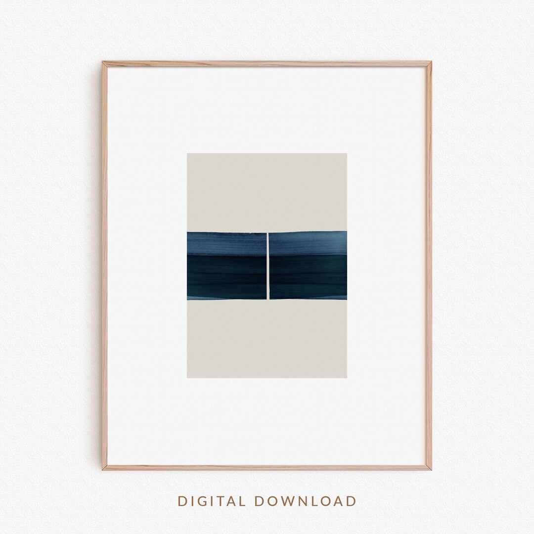 Parting of the Red Sea Modern Christian Wall Art, Abstract Bible Art ...