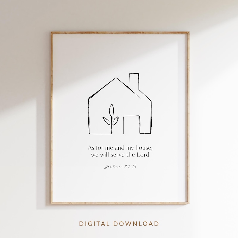 Joshua 24 15 - Etsy