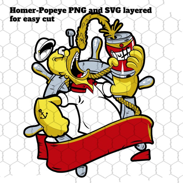 Popeye Vinyl Decal - Etsy