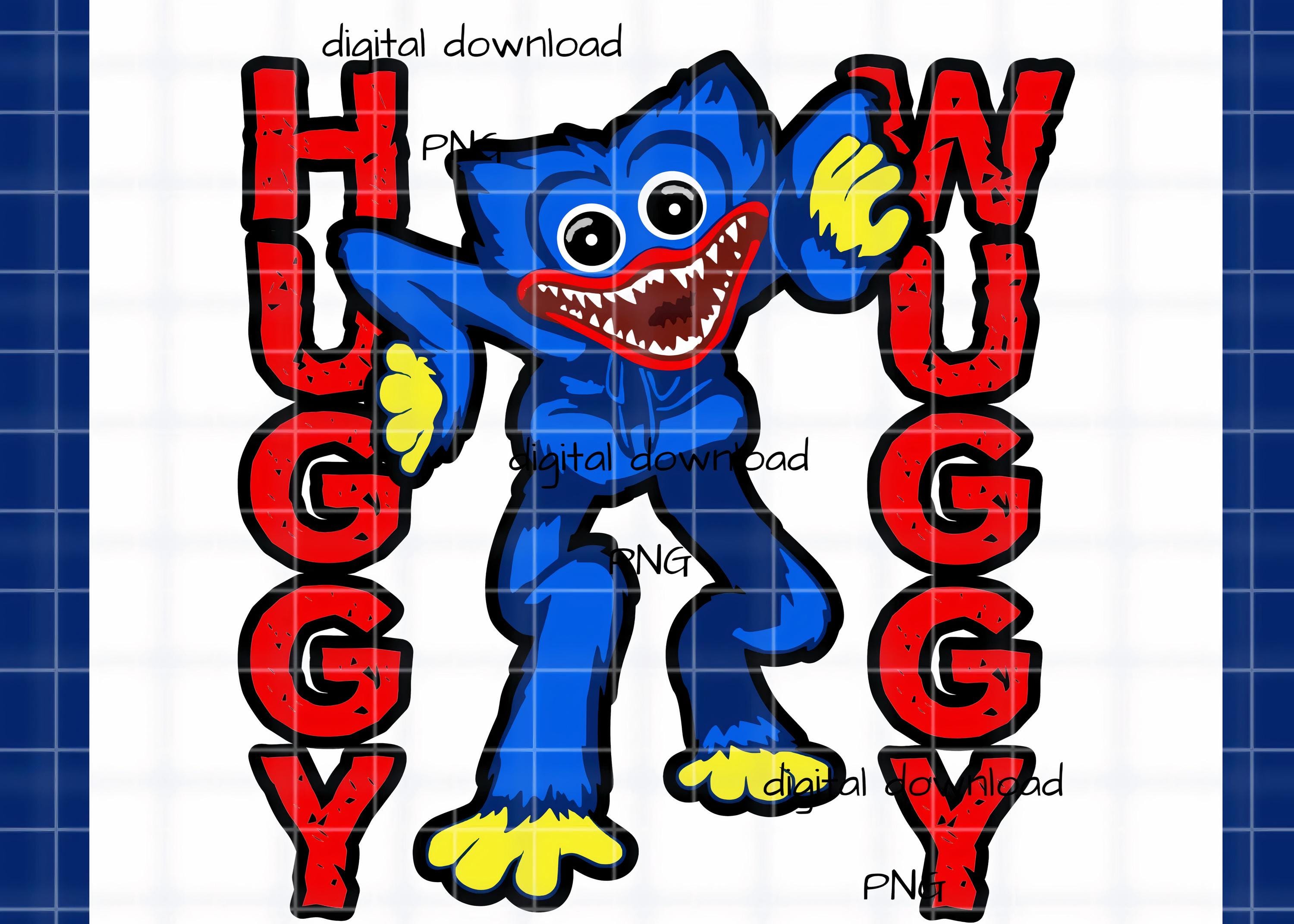 Huggy Wuggy SVG and PNG Cut Digital File Layered Digital Download ...