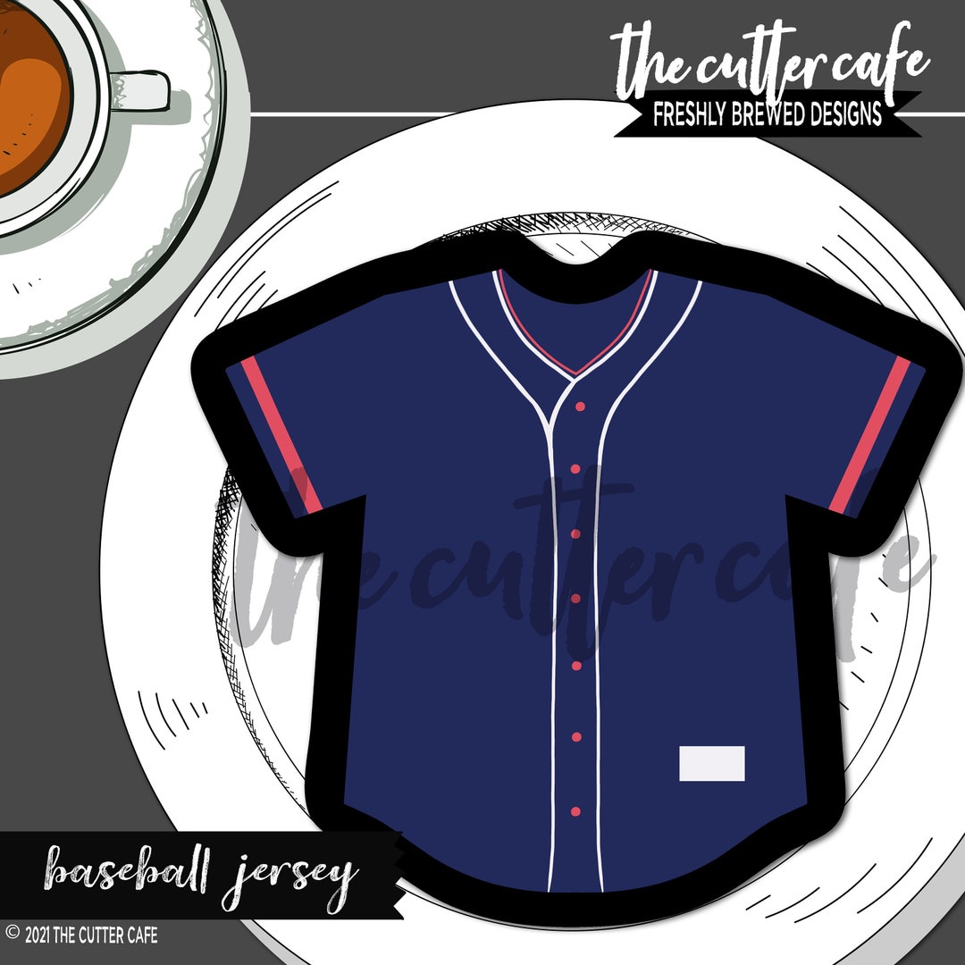 DIGITAL STL / Baseball Jersey / Baseball Shirt / Uniform Cookie Cutter ...