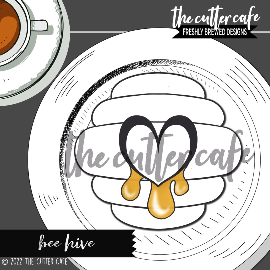 DIGITAL STL / Bee Hive / Honey / Cookie Cutter Stl/ Thecafe - Etsy