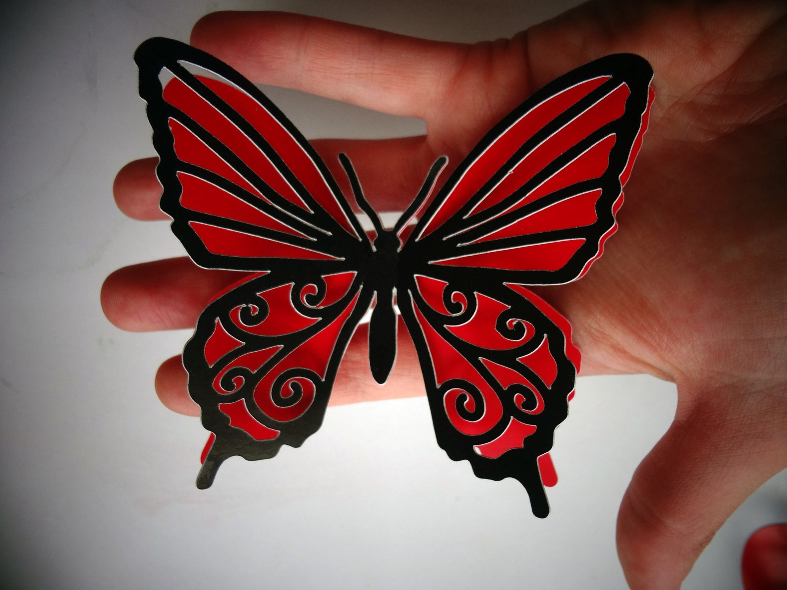 Butterfly SVG, 3D Butterfly Svg, Butterfly Template, 3D Butterfly ...