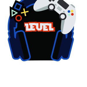 Gamer Controller Cake Topper SVG Layered File for Cutting Machines ...