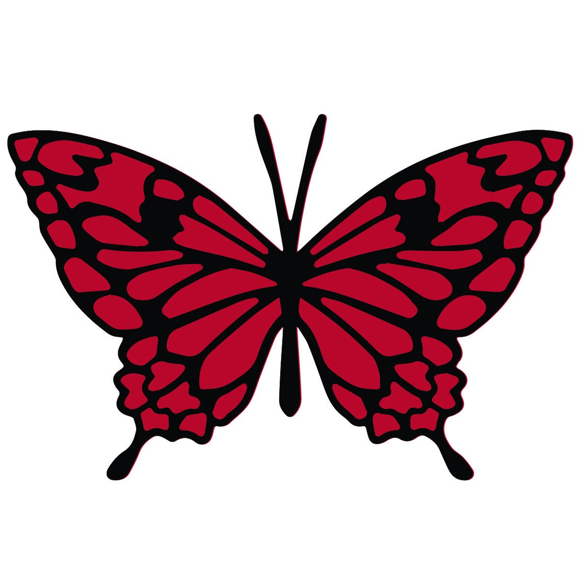 Butterfly SVG 3D Butterfly Svg Butterfly Template 3D - Etsy
