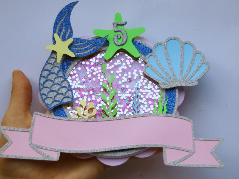 3d Layered Mermaid Tail, Mermaid Tail Cake Topper Svg, Mermaid Tail ...