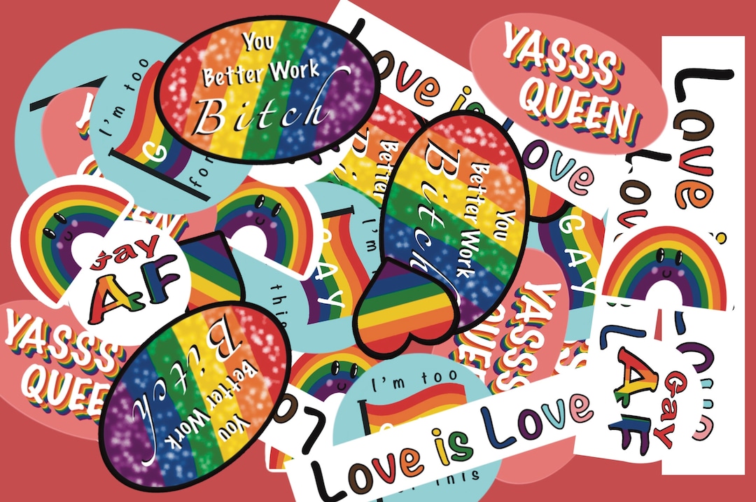 LGBTQ Sticker Pack - Etsy