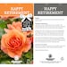 Happy Retirement Rose Help Celebrate a Special Friend or - Etsy