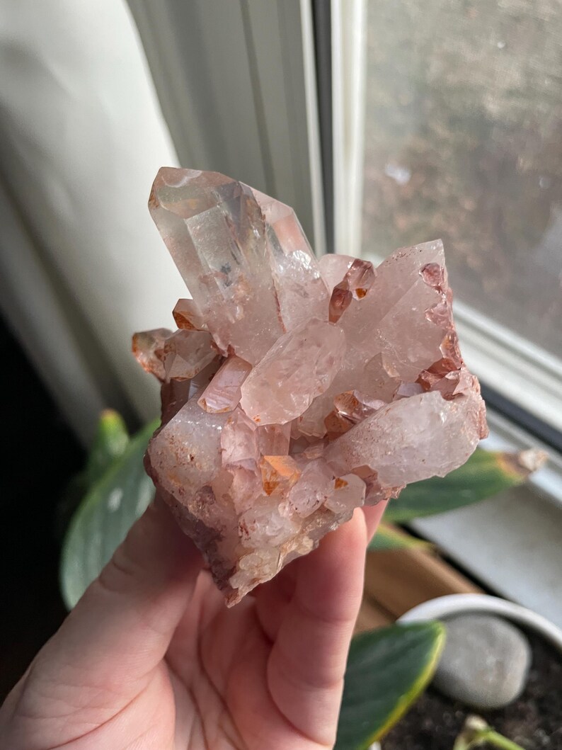 Hematoid Quartz Cluster - Etsy