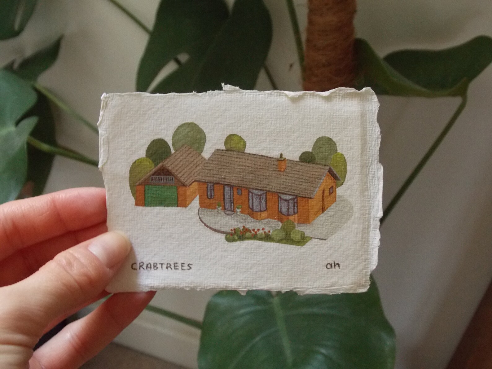 Custom Painting - A7 Tiny House Portrait Commission 100% Recycled ...