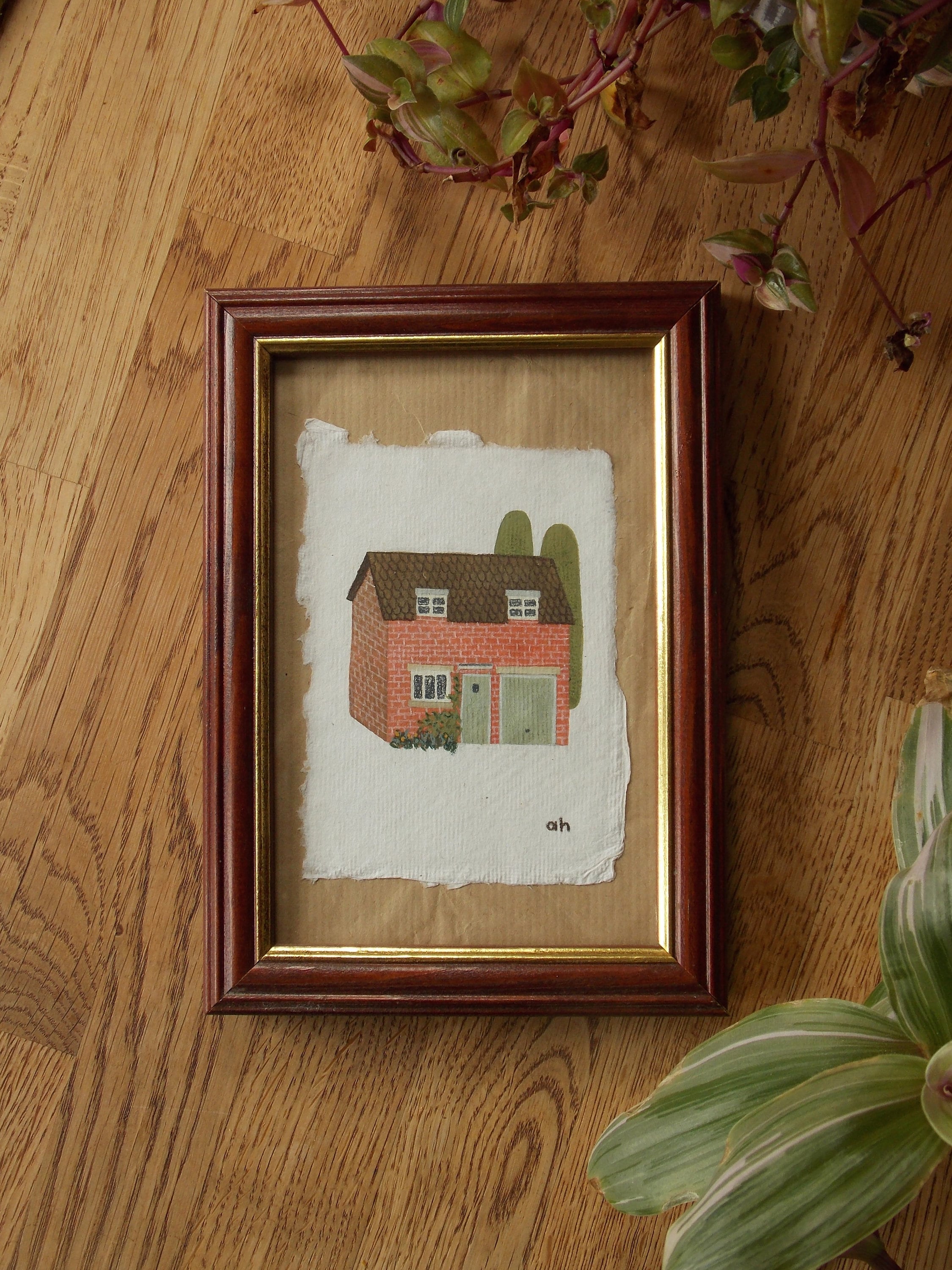 Custom Painting - A7 Tiny House Portrait Commission 100% Recycled ...