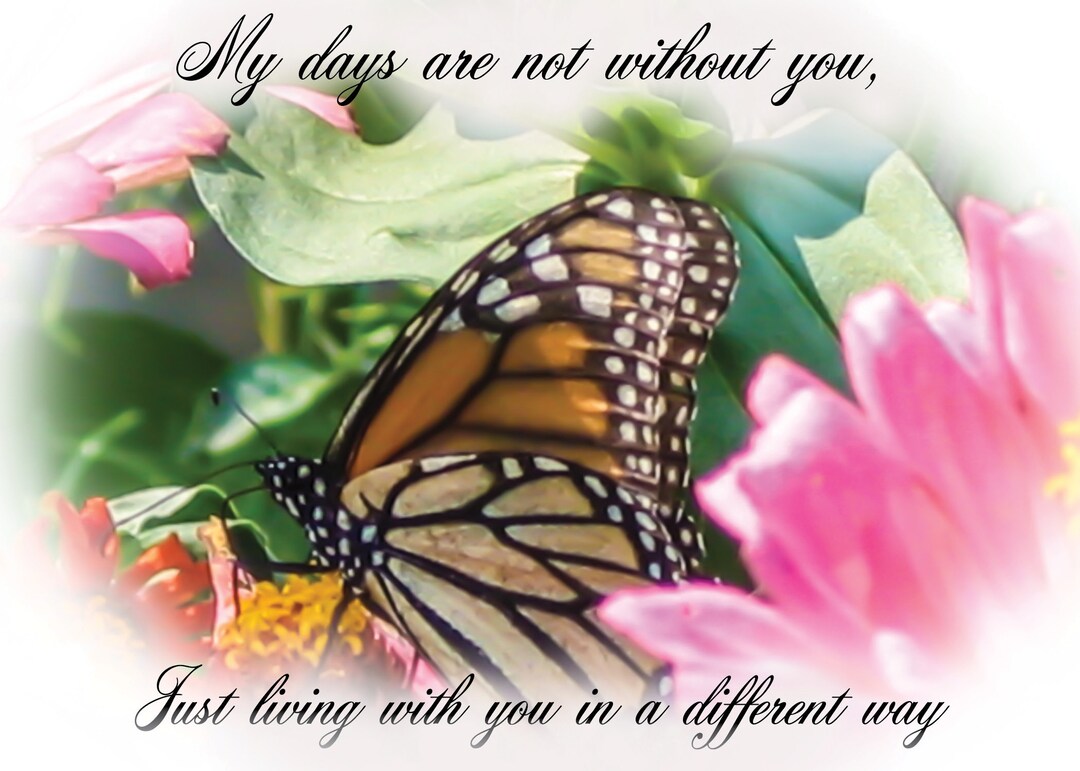 Custom Memorial Site Card for Loved One in Heaven! Beautiful Accent for ...