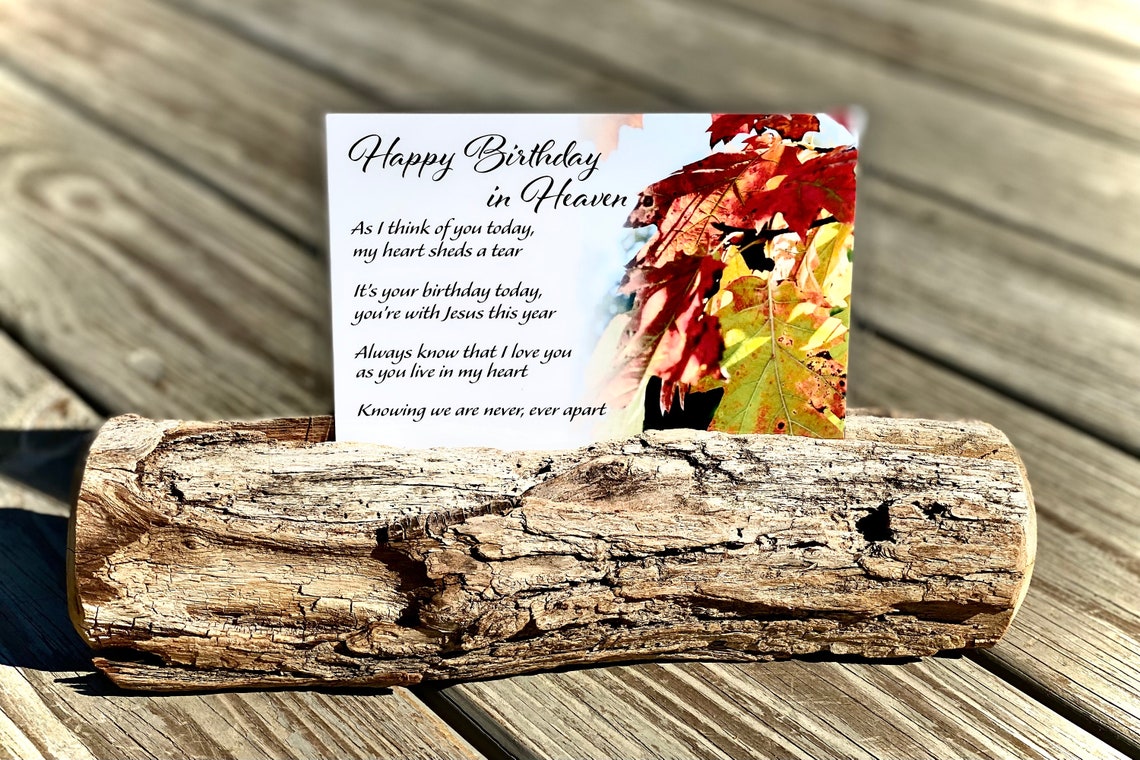 Heavenly Birthday Card for All Memorial Sites Beautiful | Etsy