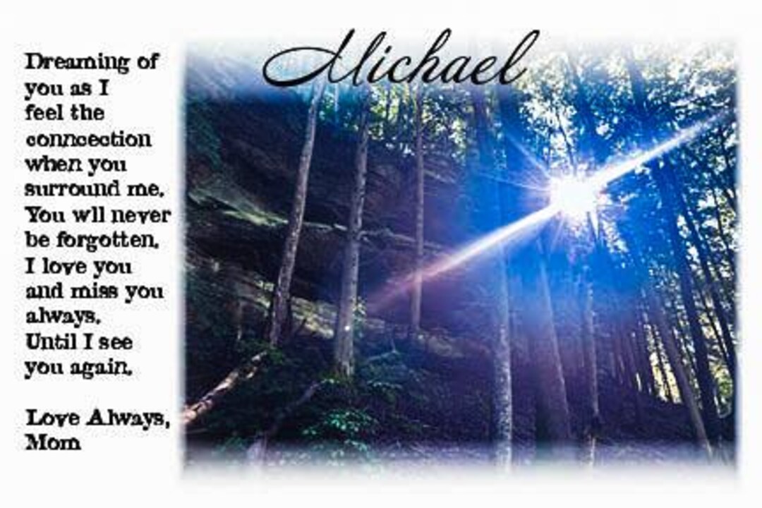 Unique Waterproof Custom Card for Memorial and Cemetery Sites and ...