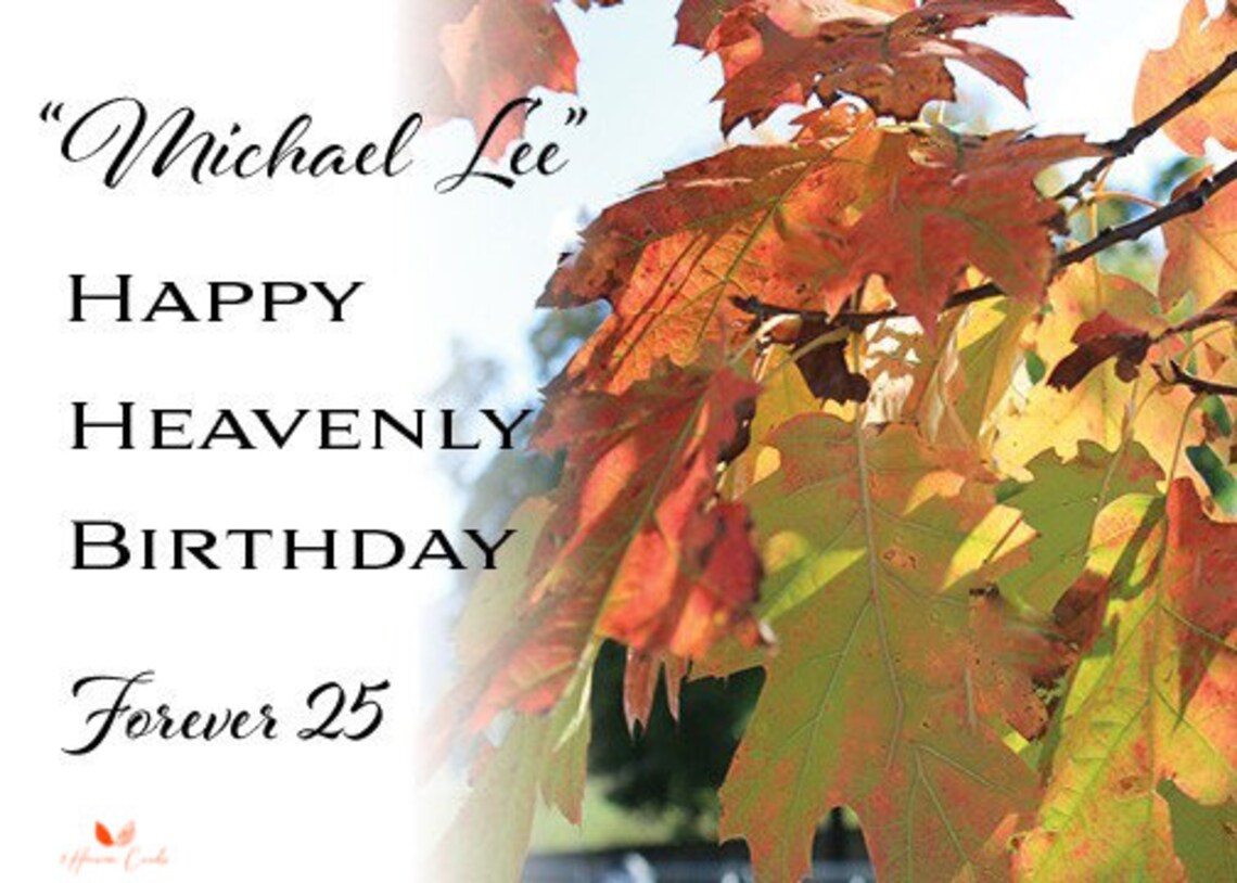 Heavenly Birthday Card for All Memorial Sites Beautiful | Etsy