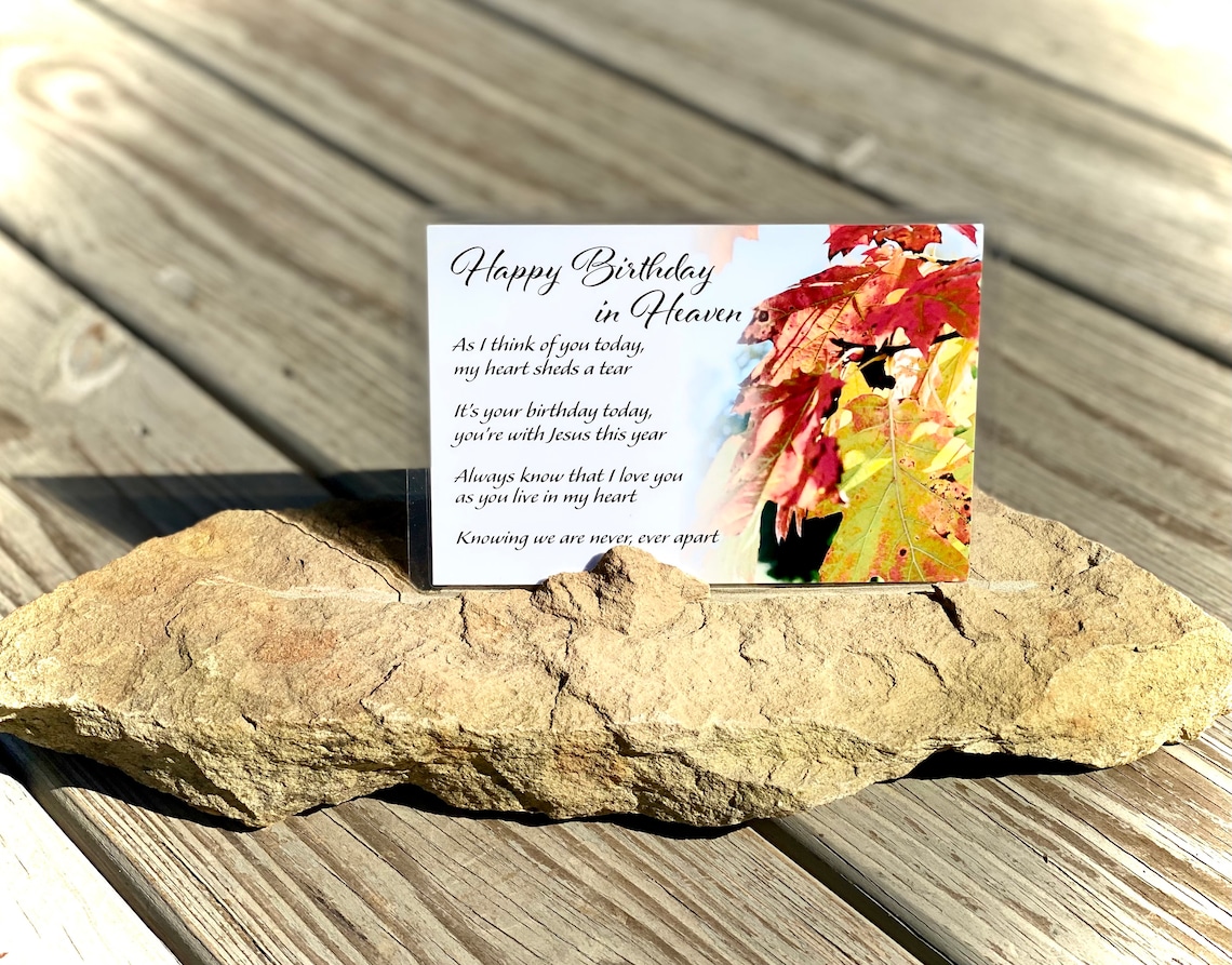 Heavenly Birthday Card for All Memorial Sites Beautiful | Etsy
