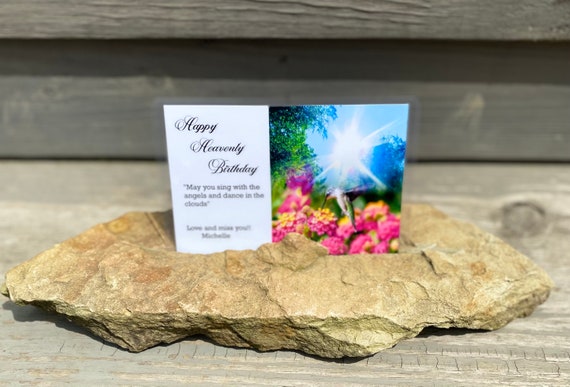 New Hummingbird Waterproof Memorial Card Beautiful Garden or - Etsy