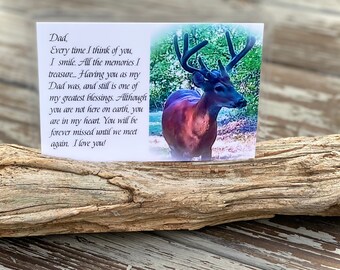 Waterproof Card for Memorial Sites Cemeteries and Gardens | Etsy