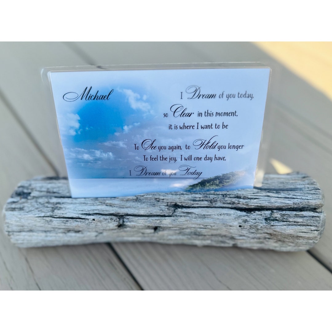 Beautiful Waterproof Custom Unique Memorial Card Great for Gardens and ...
