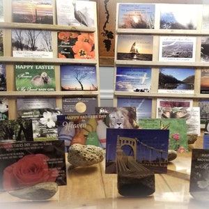 Beautiful Unique and Personalized Cemetery or Memorial Card for Loss a ...