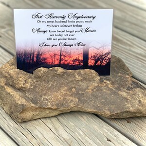 Angelversary Card for Memorial Sites and Gardens - Etsy