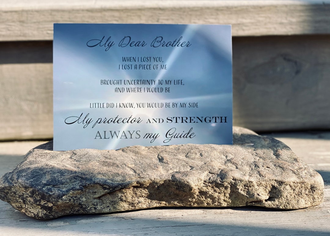 Stunning Custom Waterproof Card for Cemeteries, Gardens, or Any ...