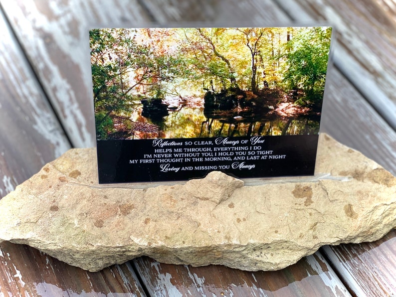 Waterproof Memorial Site Card Beautiful Cemetery or Garden | Etsy