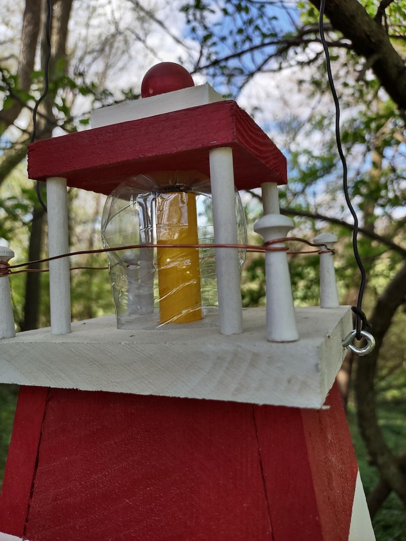 Birdhouse for Wrens | Lighthouse Bird Box for Lake/beach Houses, Backyards, & More | Gift for ...