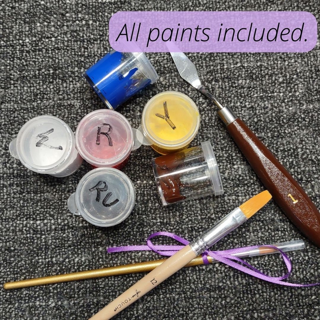Learn to Paint Kit Painting Kit With Full Video Tutorial and Supplies ...