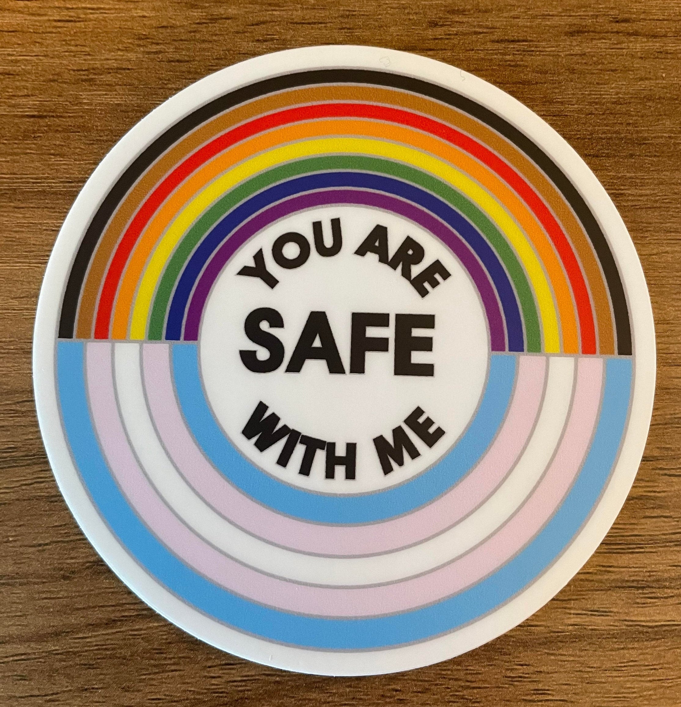 You Are Safe With Me Sticker - Etsy